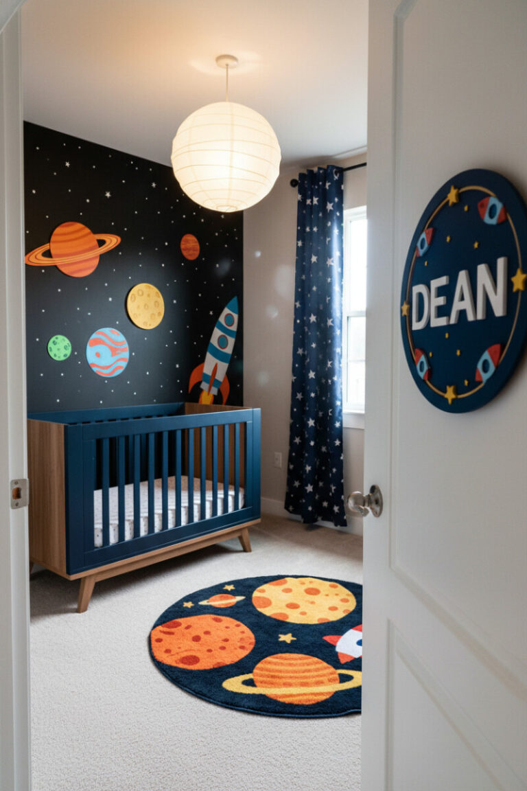 Stunning Space Nursery Ideas for a Cosmic-Inspired Baby Room - Tale of Home