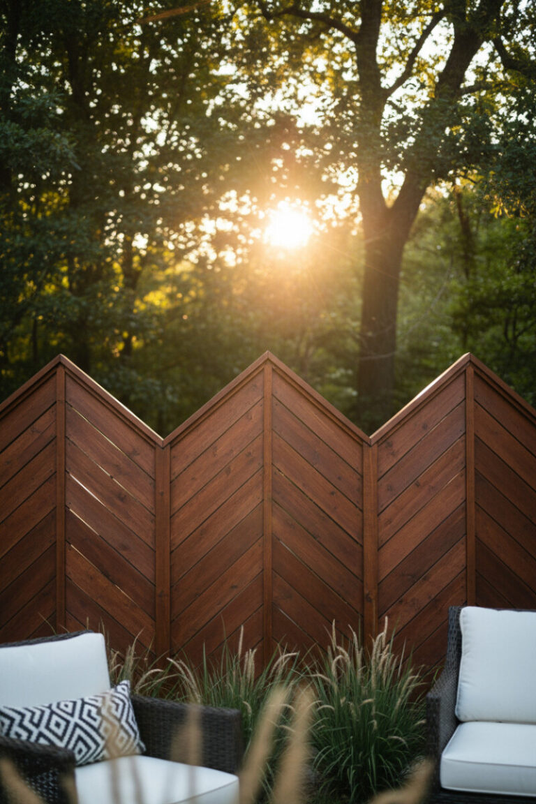 Creative Wood Fence Ideas for a Beautiful Outdoor Sanctuary - Tale of Home